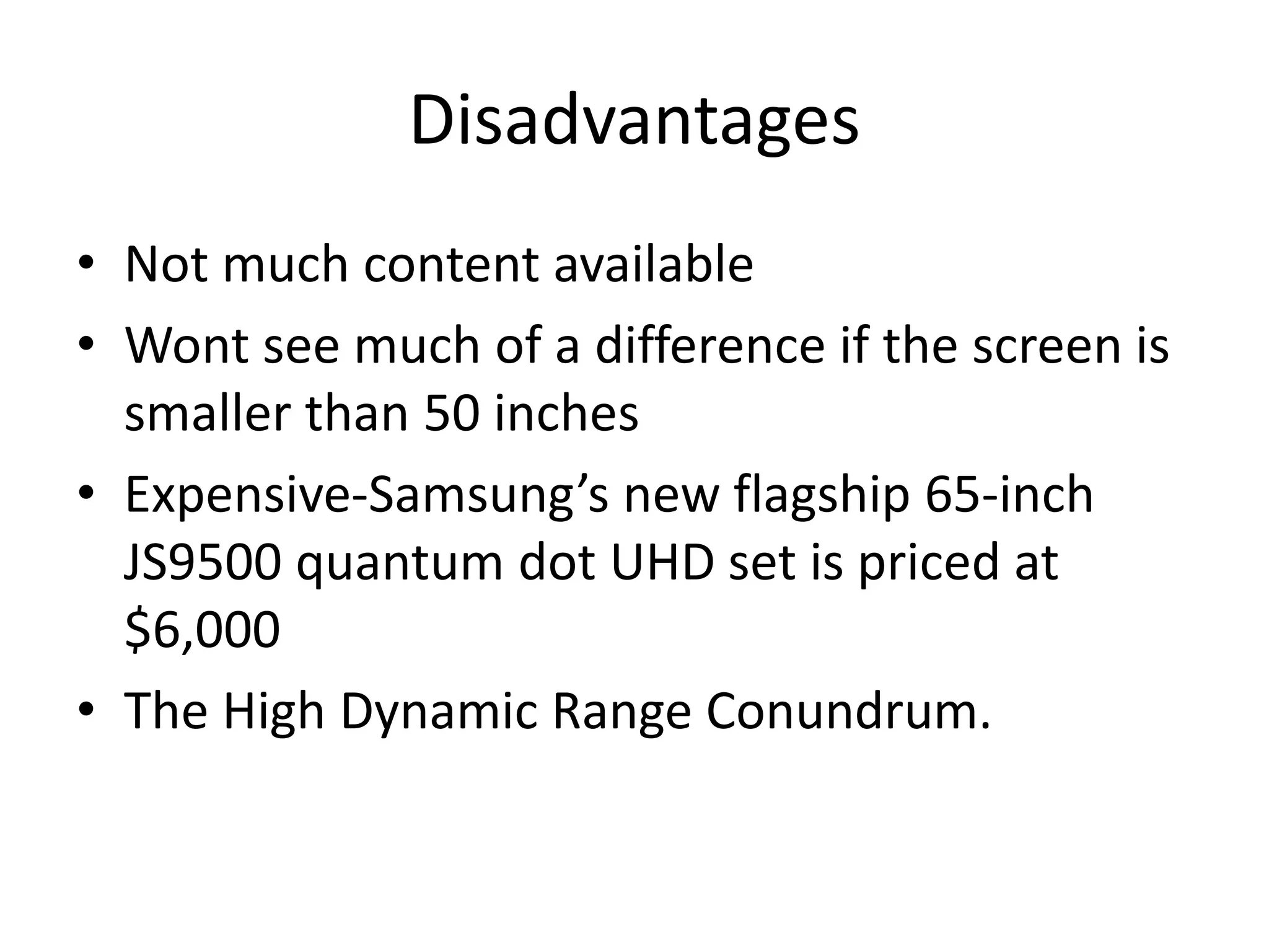 Ultra High Defination TV | PPTX