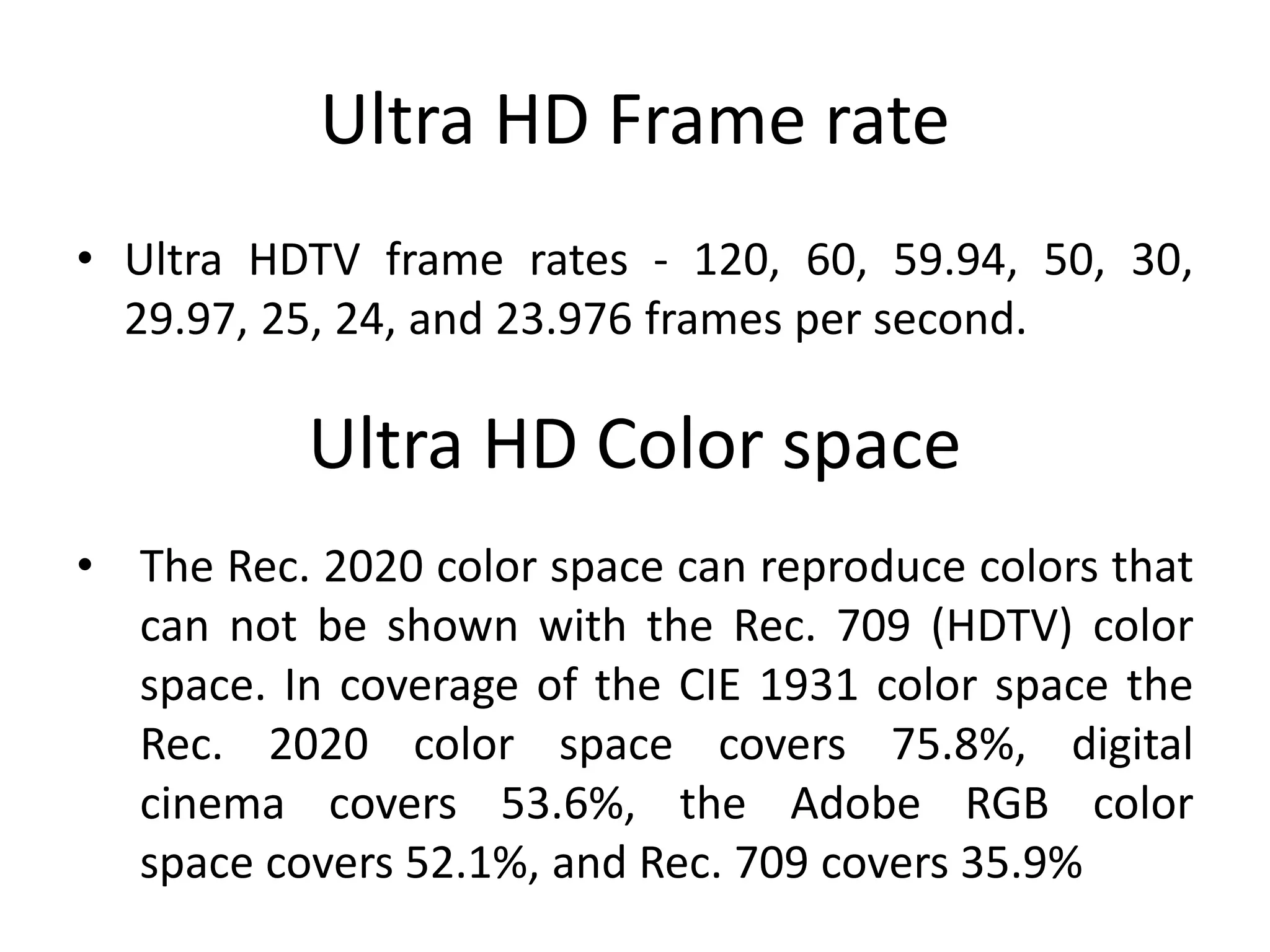 Ultra High Defination TV | PPTX