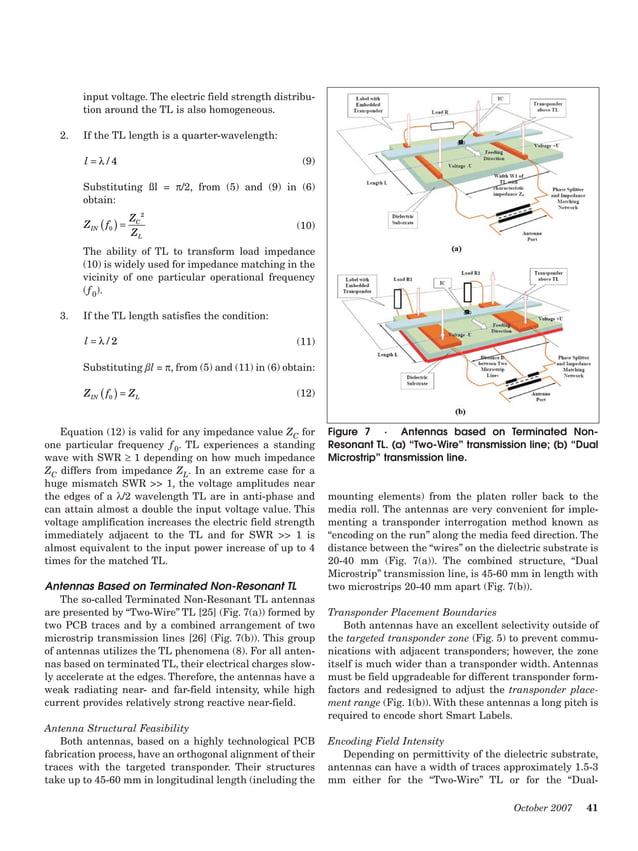 U H F R F I D Antennas For Printer Encoders | PDF | Computer ...