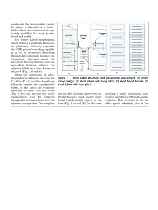 U H F R F I D Antennas For Printer Encoders | PDF | Computer ...
