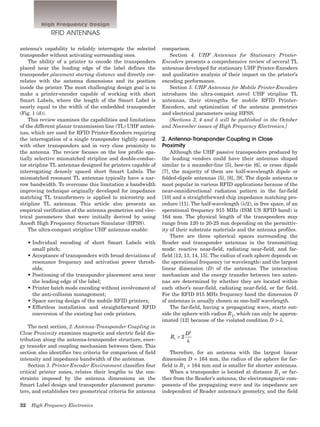 U H F R F I D Antennas For Printer Encoders | PDF | Computer ...