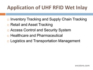 UHF RFID WET Inlay.pptx | Technology & Computing