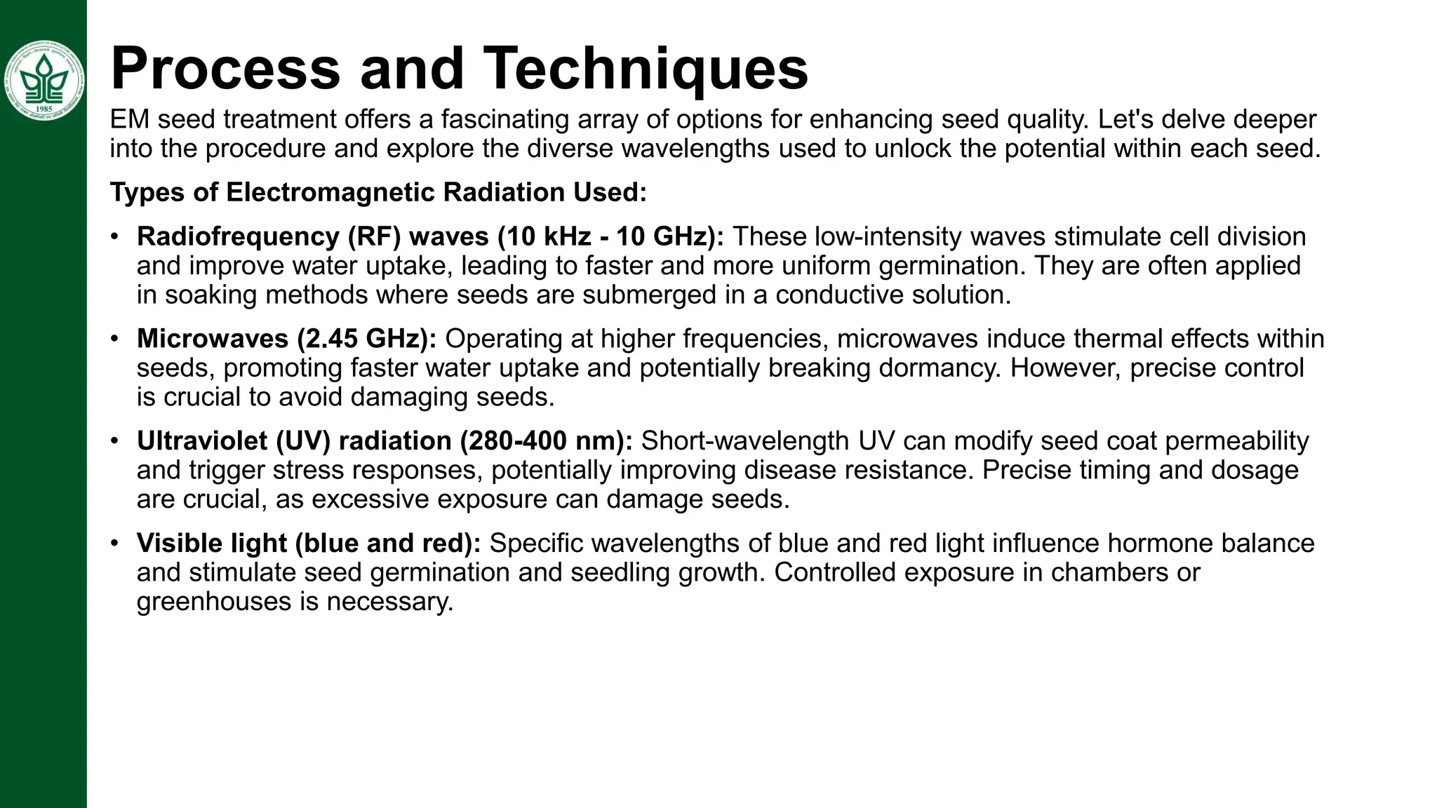 UHF Slide on electric and electromagnatic seed | PPTX