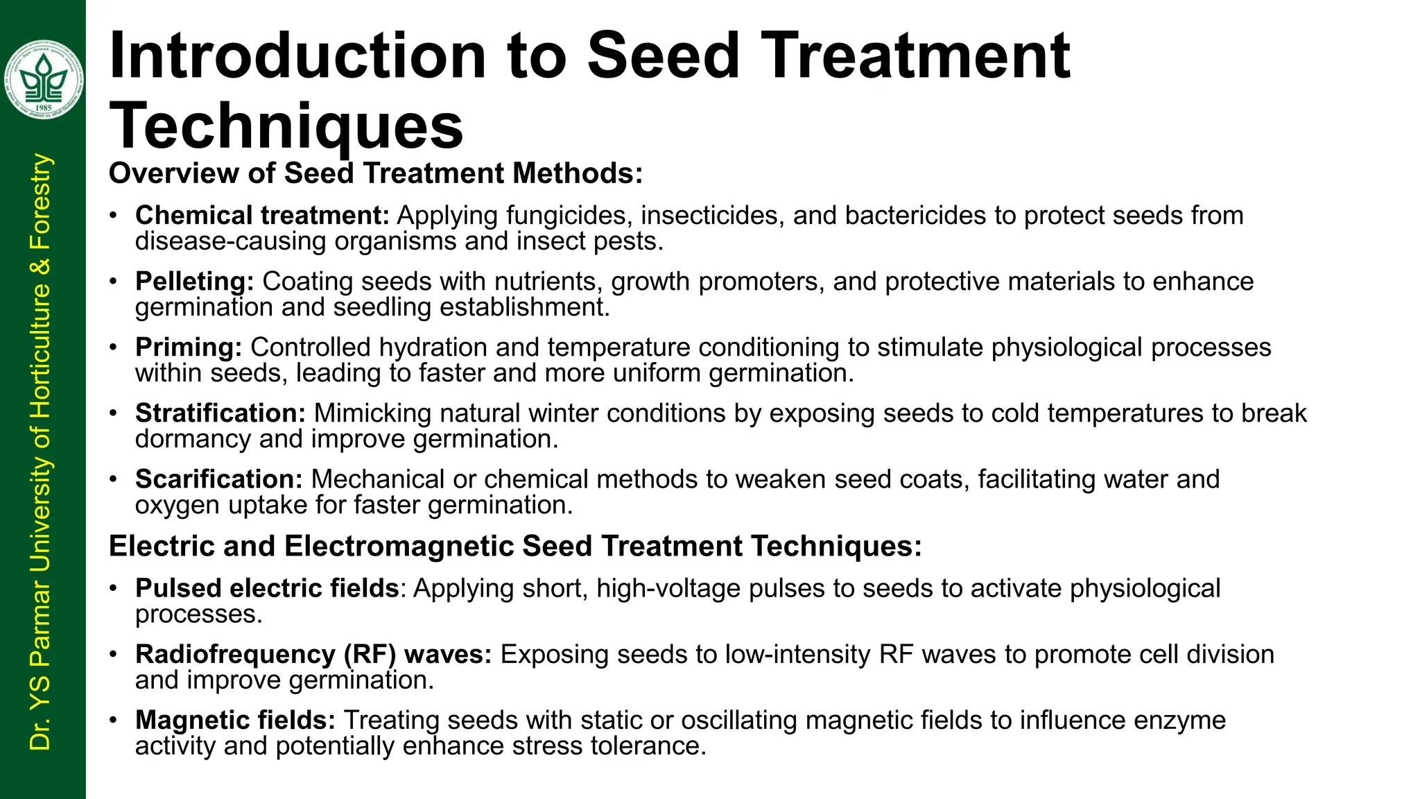 UHF Slide on electric and electromagnatic seed | PPTX
