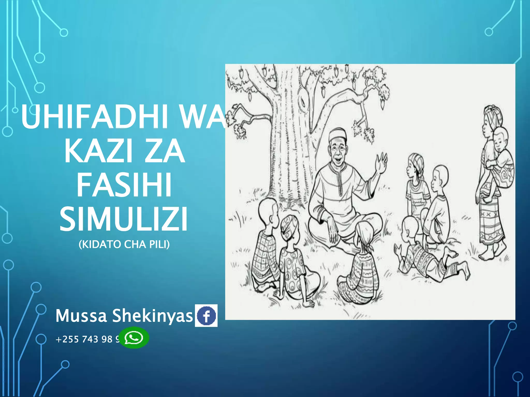 Uhifadhi wa fasihi simulizi | PPTX