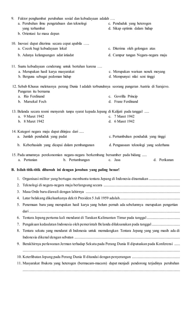 Uh ii ips kls 9 sem1 | PDF