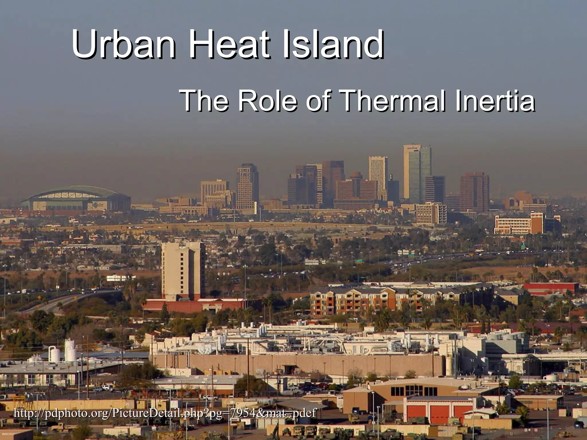 Urban Heat Island | PPT