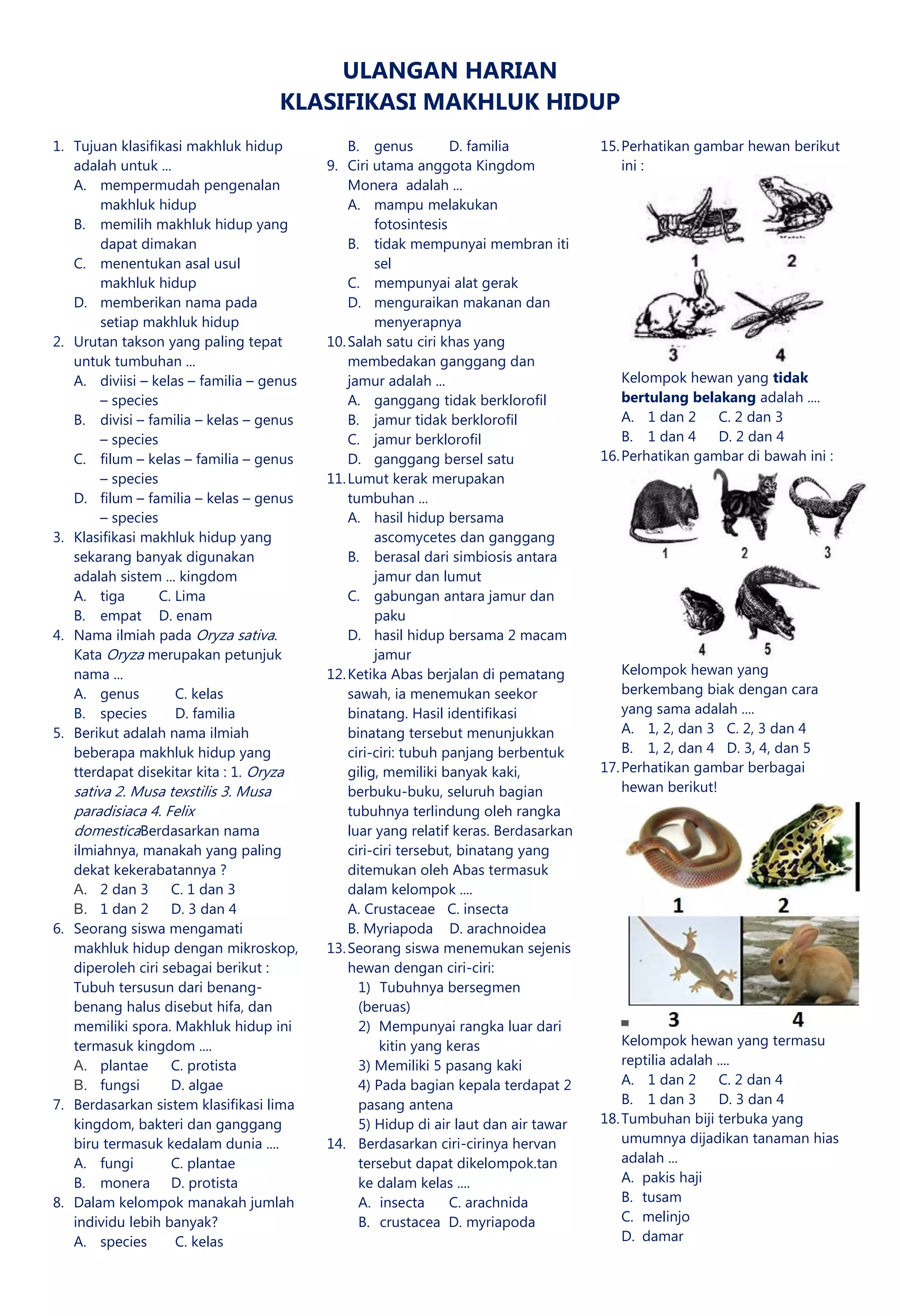 UH KLASIFIKASI MH 2014 | DOCX