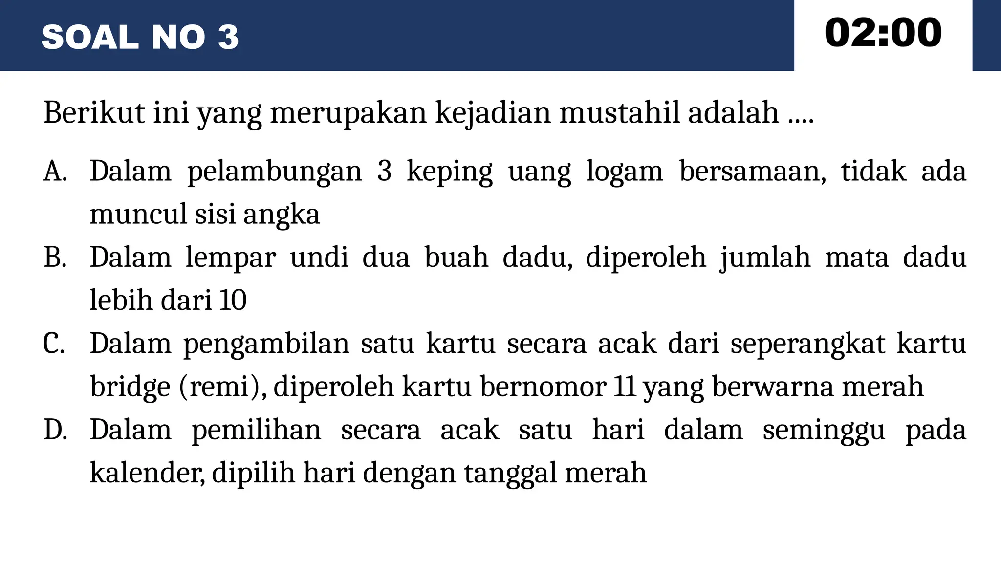 Penilaian harian peluang kelas 9 SMP Kurikulum Merdeka | PPTX