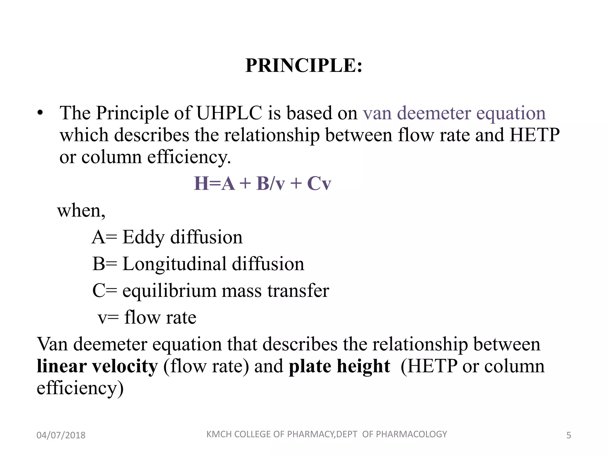 ultra high performance liquid chromatography | PPTX
