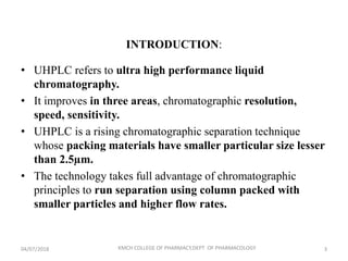 ultra high performance liquid chromatography | PPTX