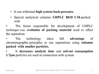 ultra high performance liquid chromatography | PPTX