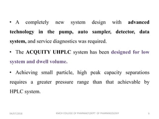 ultra high performance liquid chromatography | PPTX