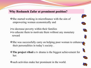 Roshaneh zafar | PPTX