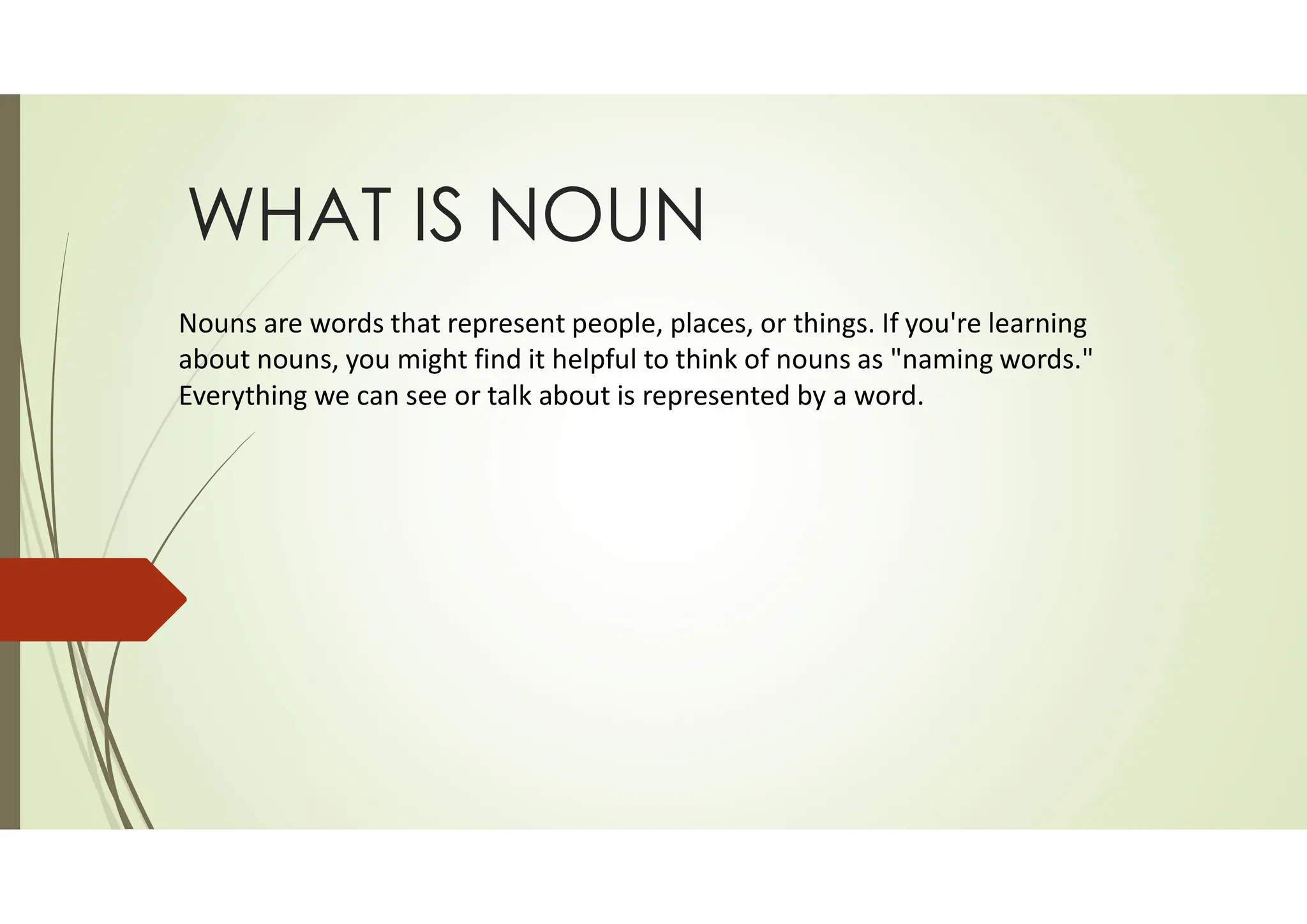 NOUNS ENGLISH GRAMMER POWER POINT CLASS FOR SEVENTH | PDF