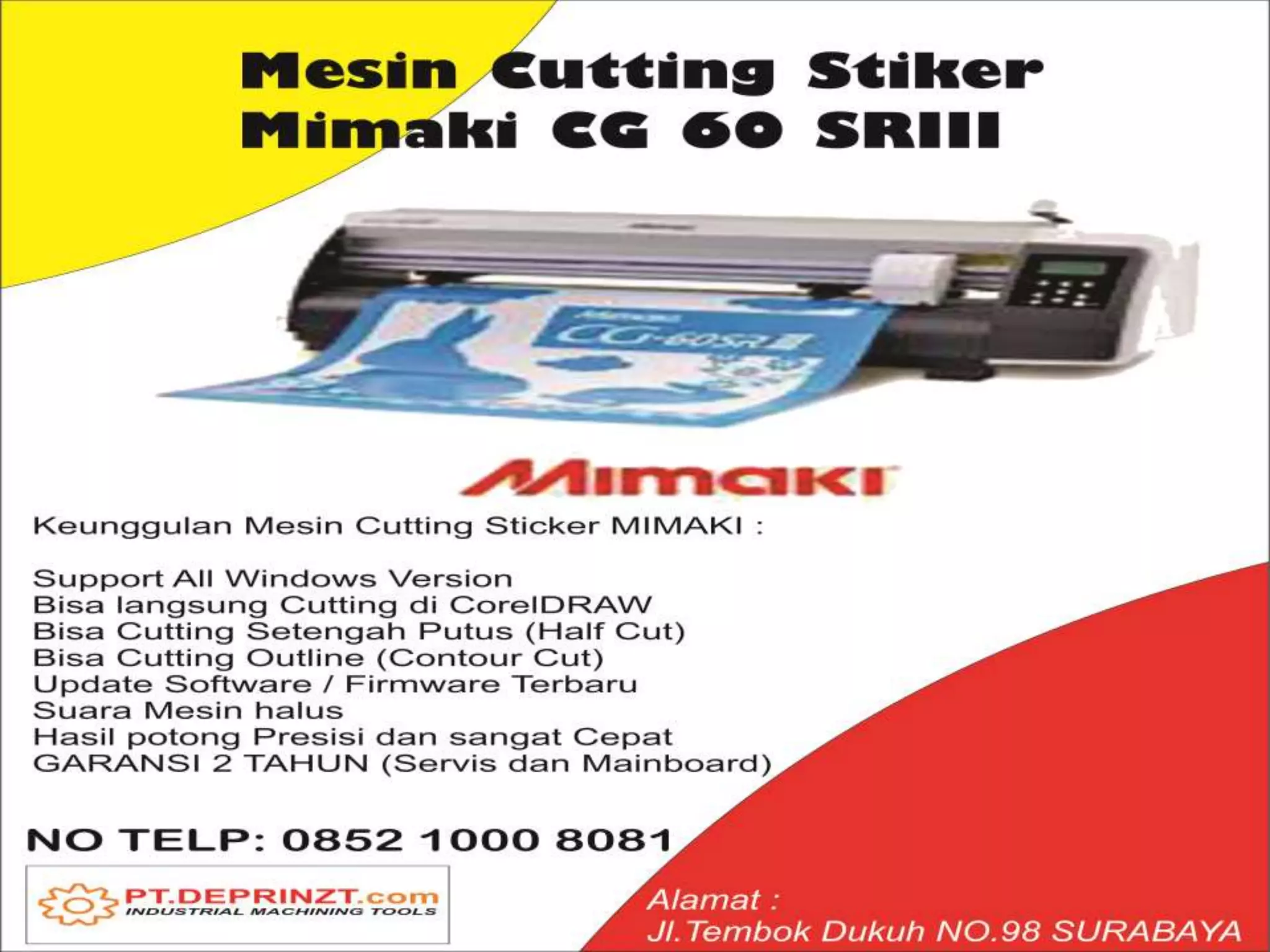 Mesin Cutting Sticker MIMAKI | PPTX