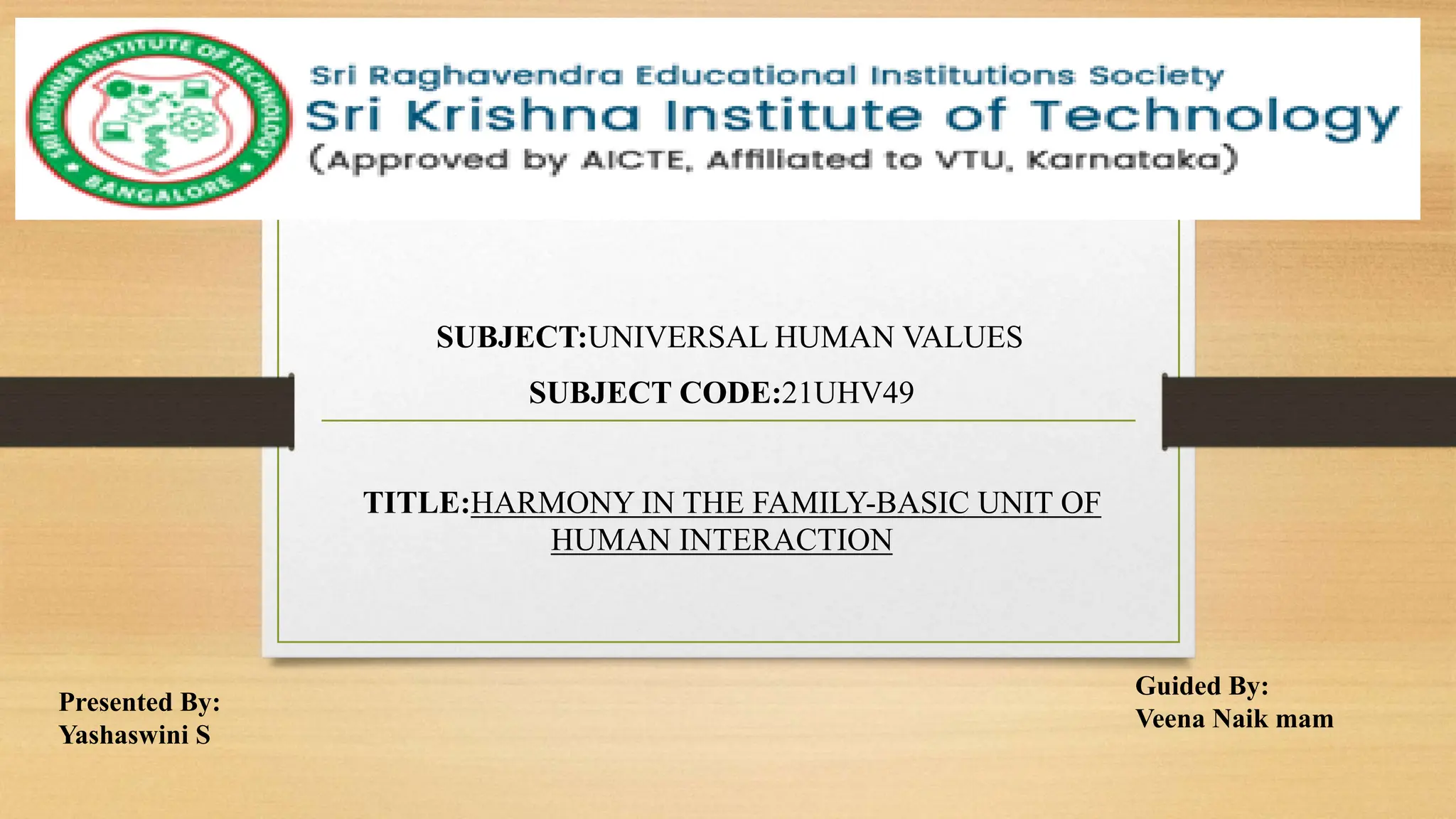 universal human values presenation.pptxx | PPT