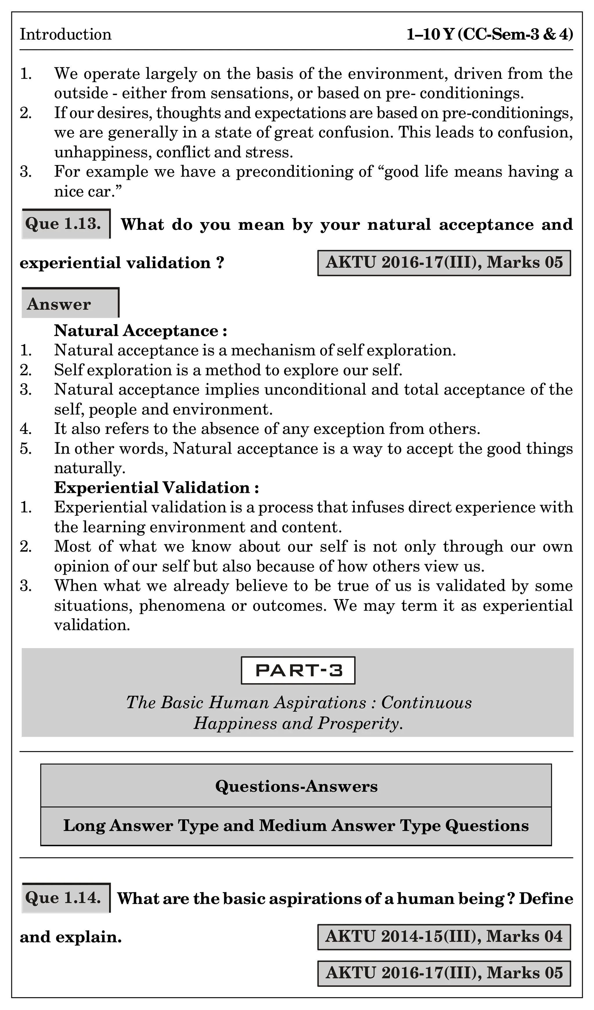 UHV QUANTUM AKTU 3RD & 4TH Semester DOWNLOAD | PDF