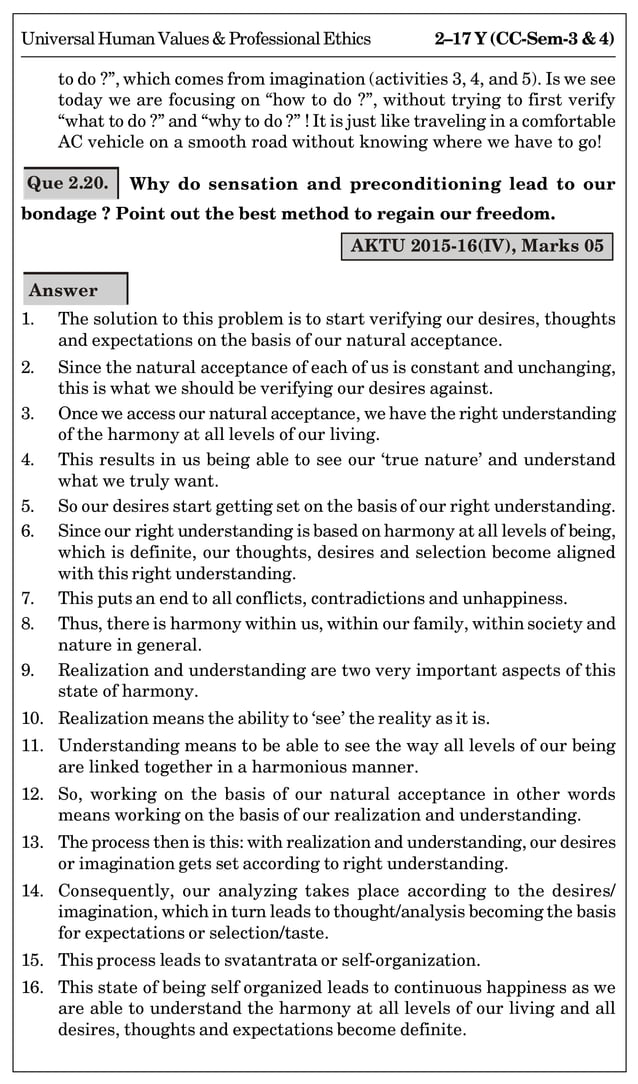 UHV QUANTUM AKTU 3RD & 4TH Semester DOWNLOAD | PDF | Education