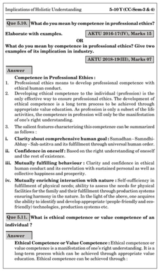 UHV QUANTUM AKTU 3RD & 4TH Semester DOWNLOAD | PDF