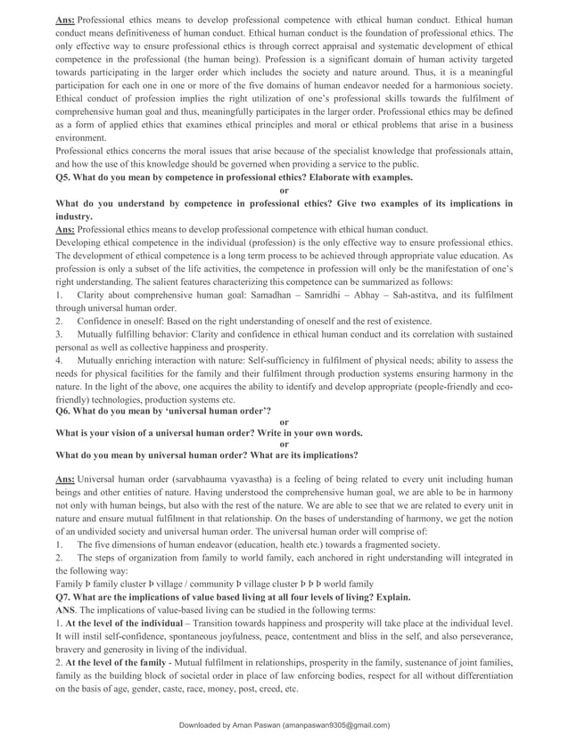 universal human value -unit-5-notes Done.pdf