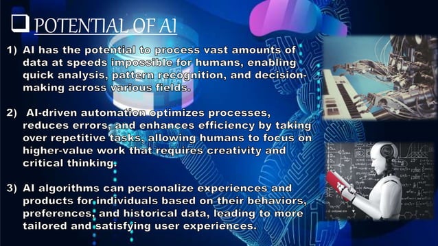 PPT FOR ITRODUCTION TO AI, ITS DEVELOPMENT , ITS BENIFIT AND DARK SIDE ...