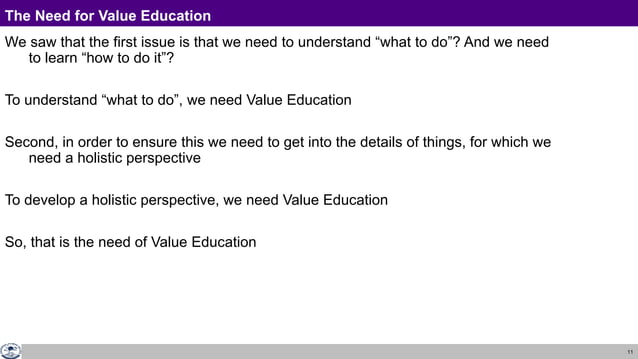 UHV II Lecture 1 - Understanding Value Education v5.pdf | Education