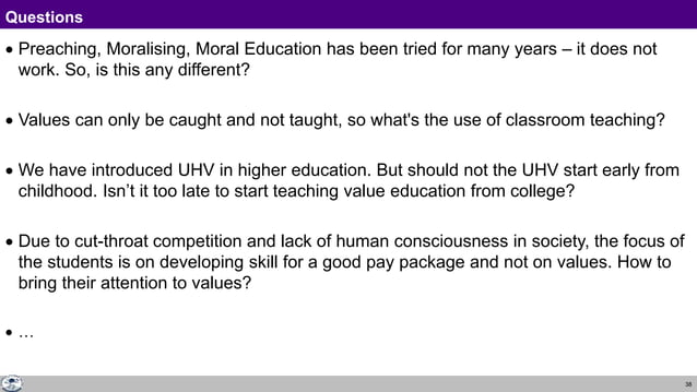 Understanding Value Education uhv human resources | PPT