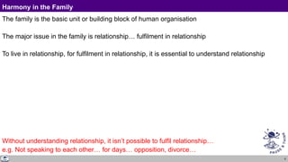 UHV II Lecture 13 - Harmony in the Family v4.ppt