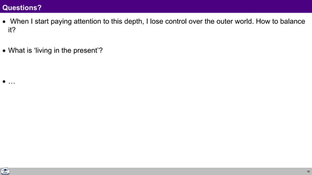 UHV II Lecture 22 - The Holistic Perception of Harmony in Existence v2.ppt