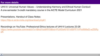 UHV II Lecture 26-28 Ethics v1 presentation.ppt