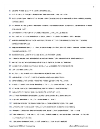 Mini projects for_civil_engineering_(3)_(1) (1) (1) | PDF