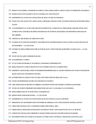 Mini projects for_civil_engineering_(3)_(1) (1) (1) | PDF