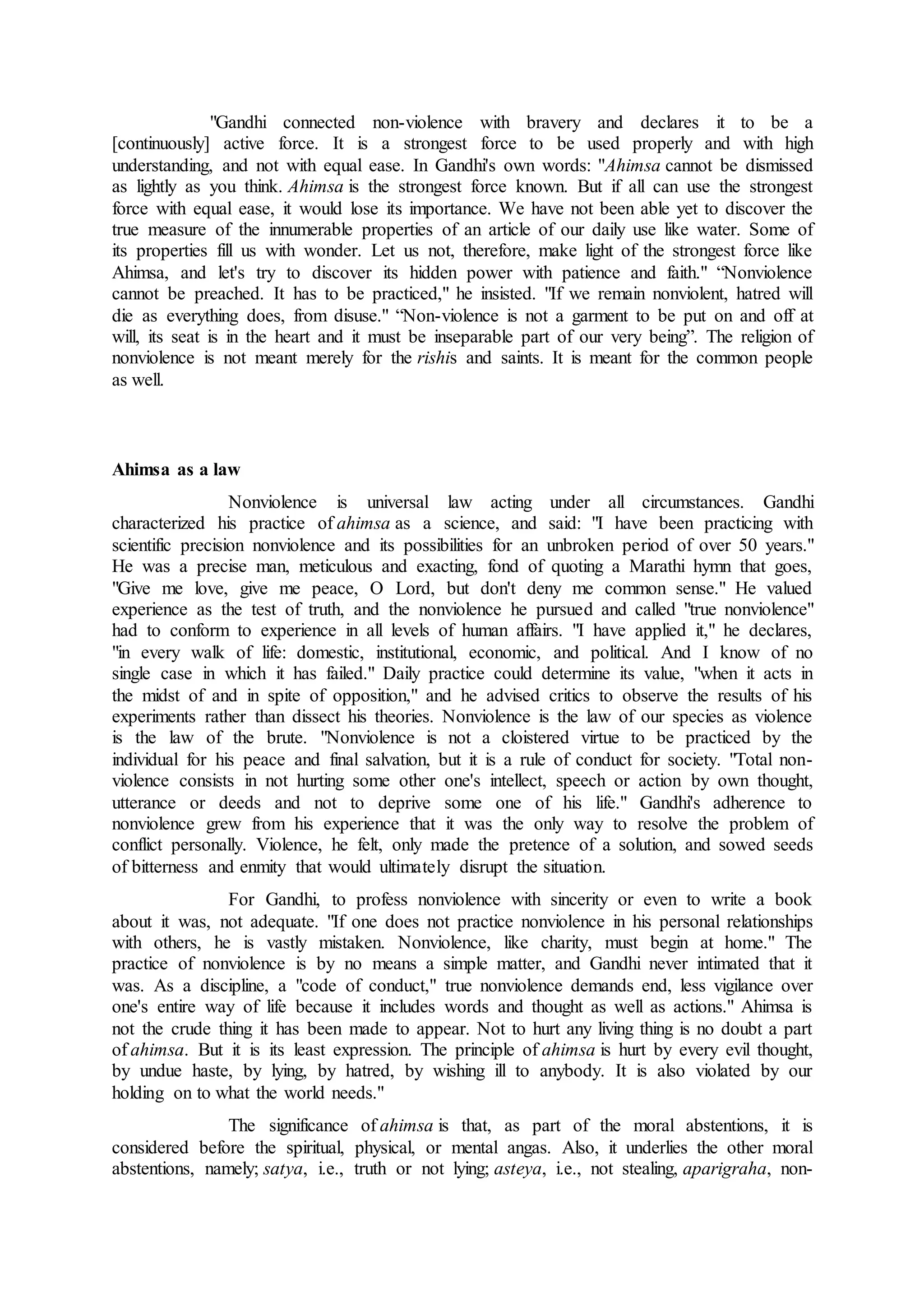 Universal Human Values | DOCX