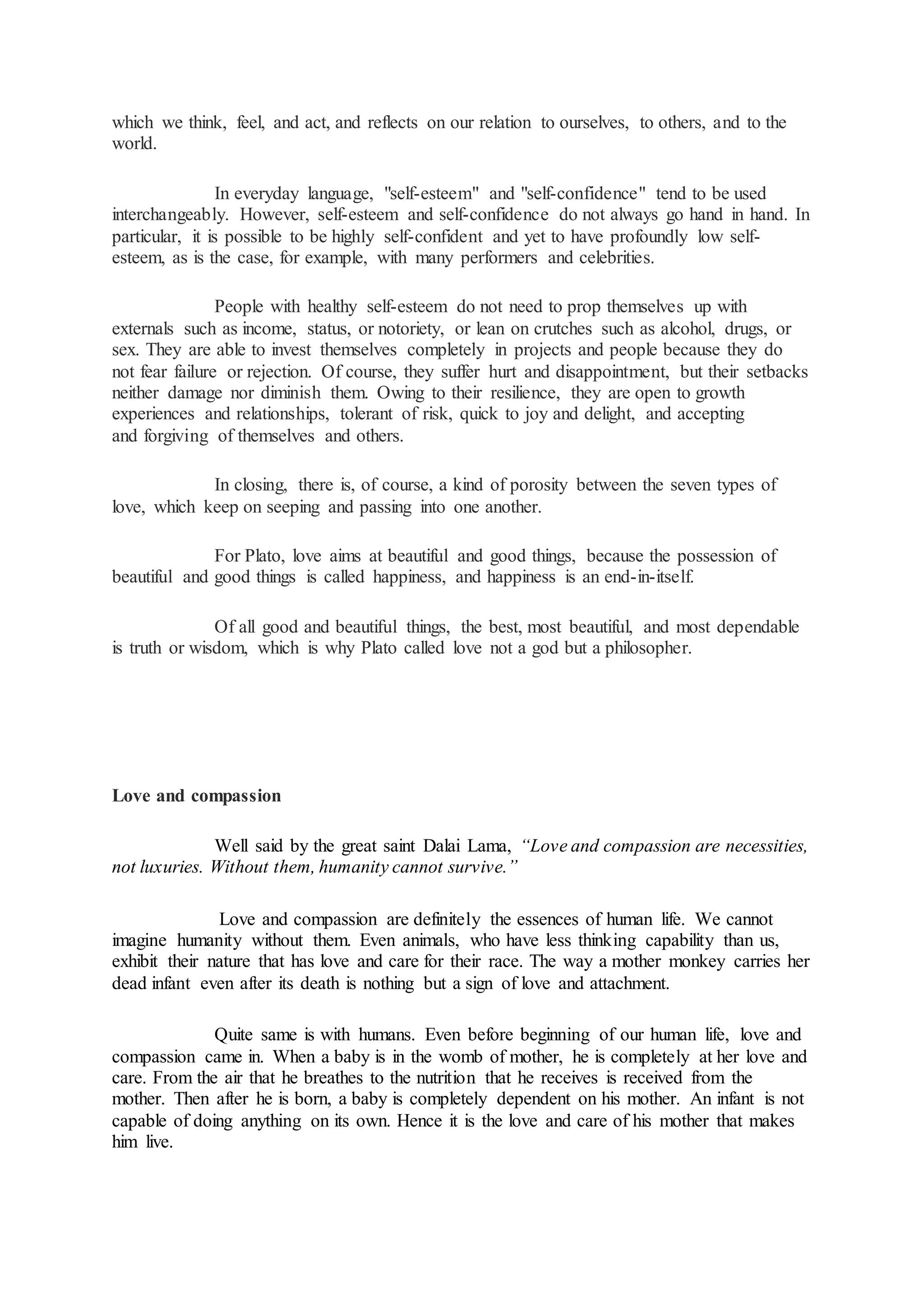 Universal Human Values | DOCX