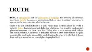 UHV NOTES - TRUTH.pptx | Physics | Science