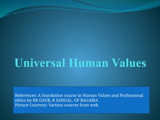UHV_PPT universal Human Values - In Education | PPTX