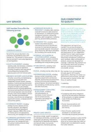 Uhy international-capability-statement-2014 | PDF | Large Business ...