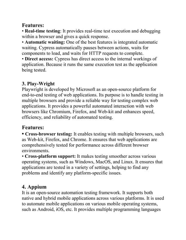 The Ui Testing Of A Automation Frameworks Pdf