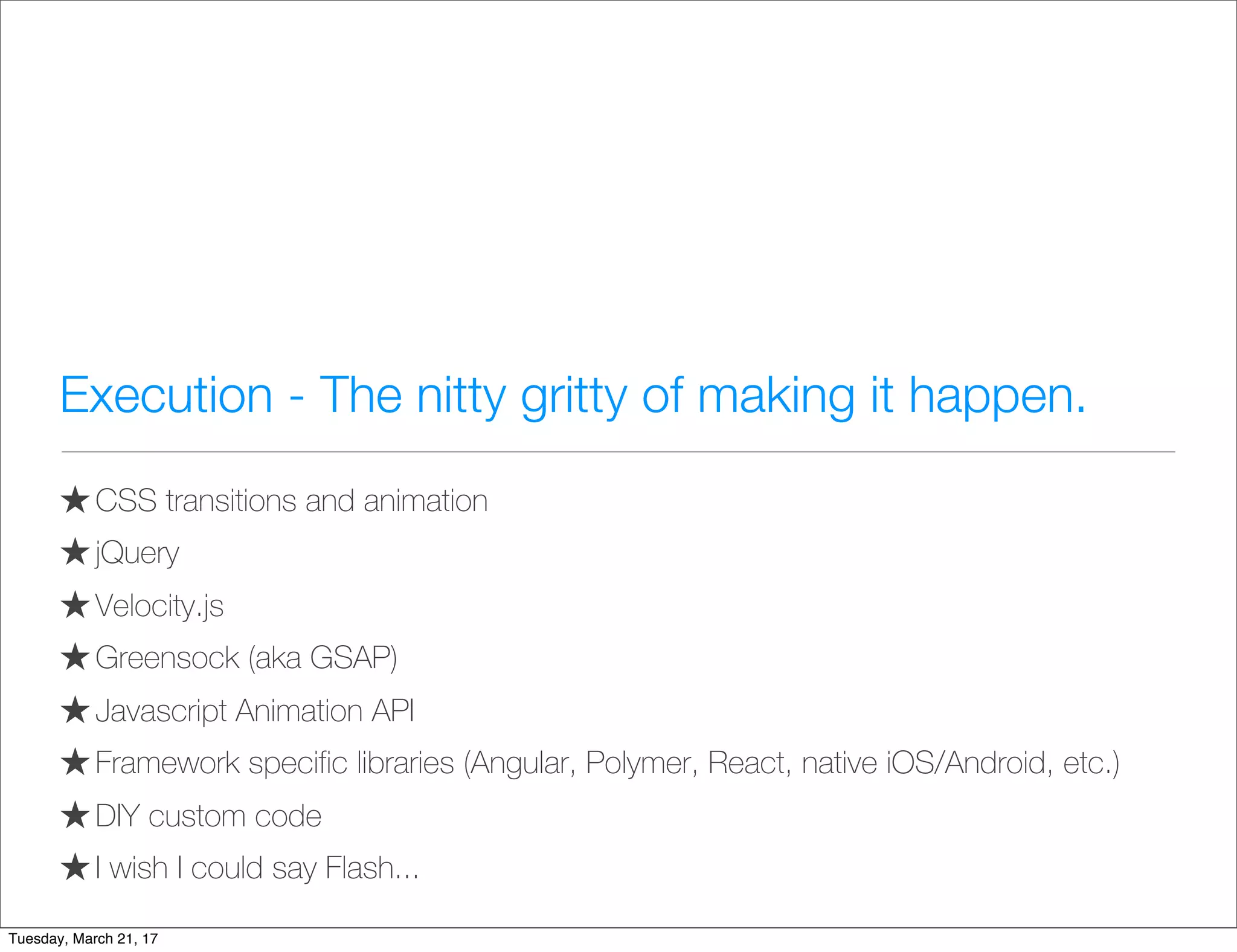 UI Animation principles and practice with GSAP | PPT