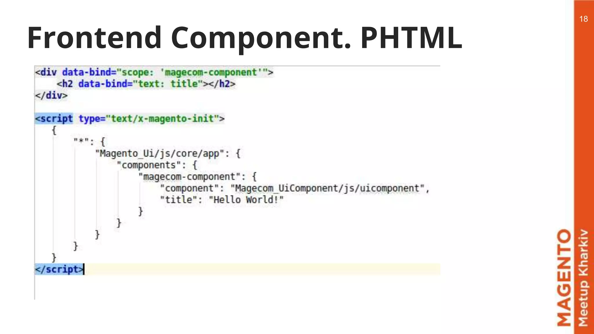 UI components: synergy of backend and frontend | PPTX