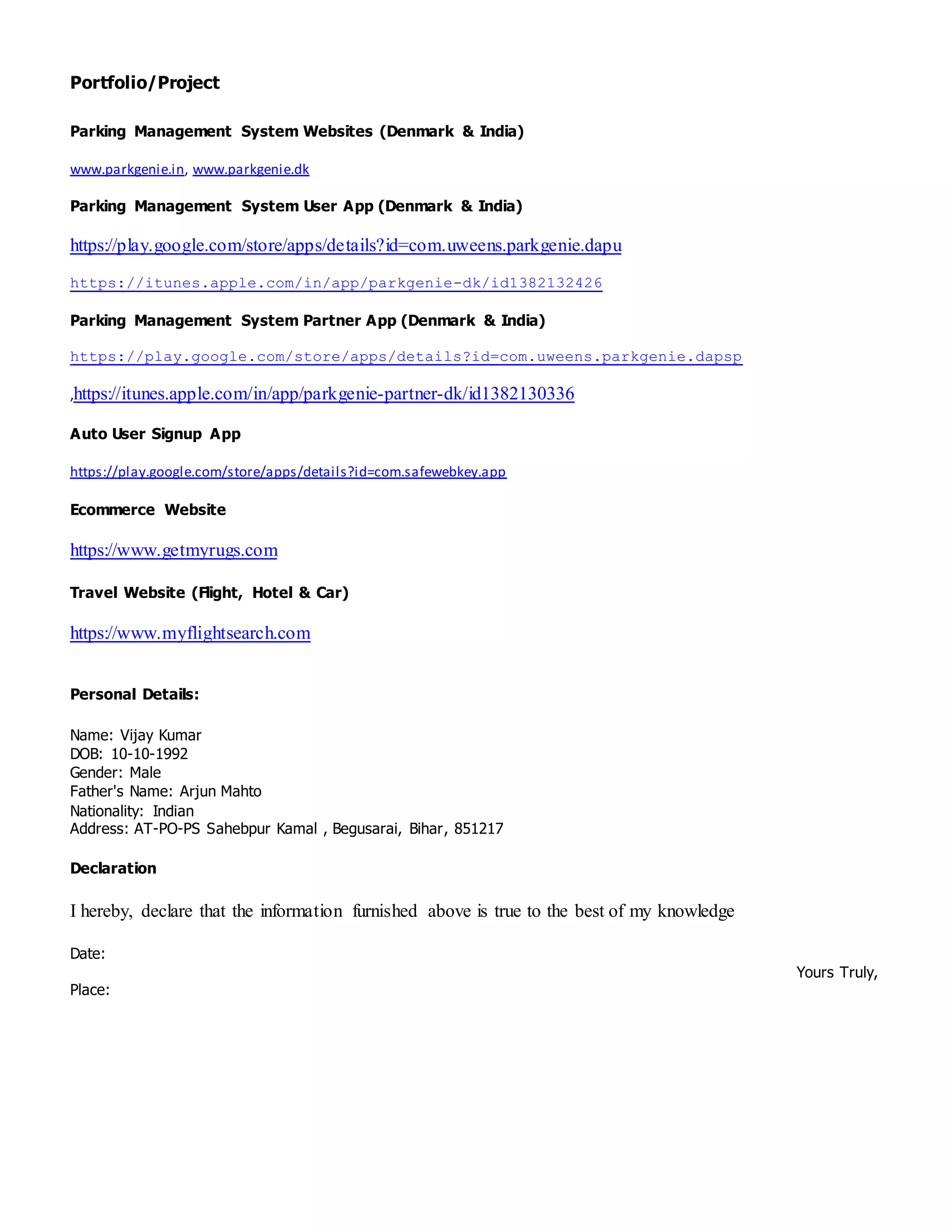 Ui Developer Or Front End Developer Doc