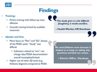 Use of Plan-Do-Study-Act (PDSA) Cycles to Strengthen Routine ...