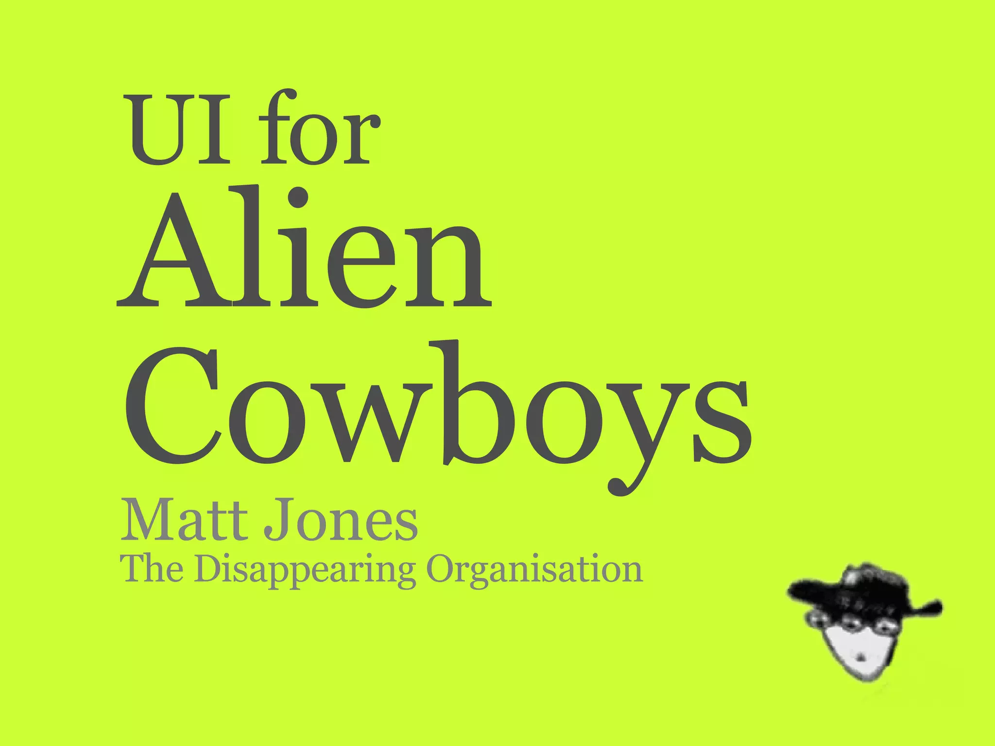 UI For Alien Cowboys | PPT | Technology & Computing