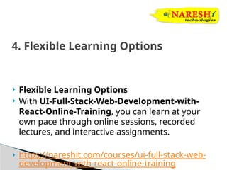 Top 10 ui-full-stack-web-development-with-react-online-training 2025. | PPTX