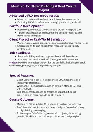 Master UI/UX Design Course User Interface & Experience Design Online | PDF