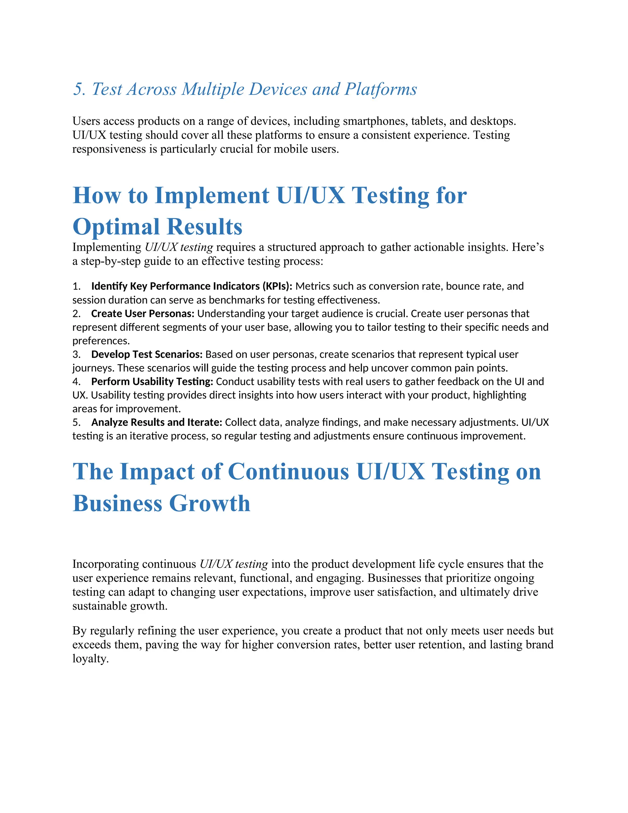 How UI/UX Testing Boosts Conversion Rates & Enhances User Retention | PPT