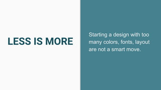 UI UX Tips and Guidelines | PPTX