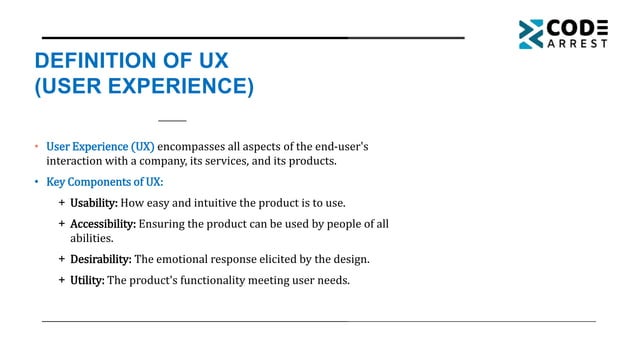 UI-UX Design - Definition and Importance of UI-UX.pptx | Computing ...