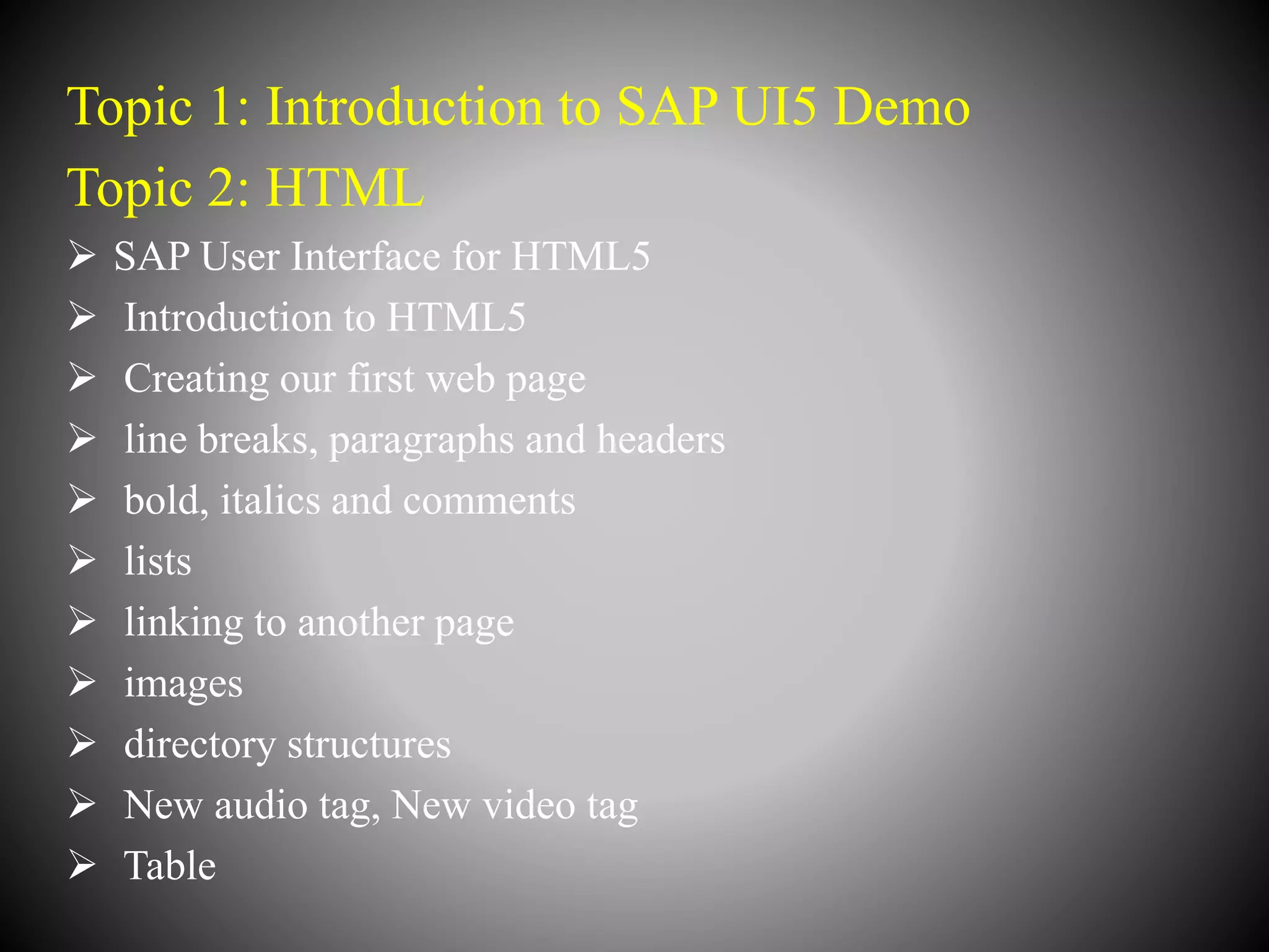 SAP UI5 Online Training | PPT